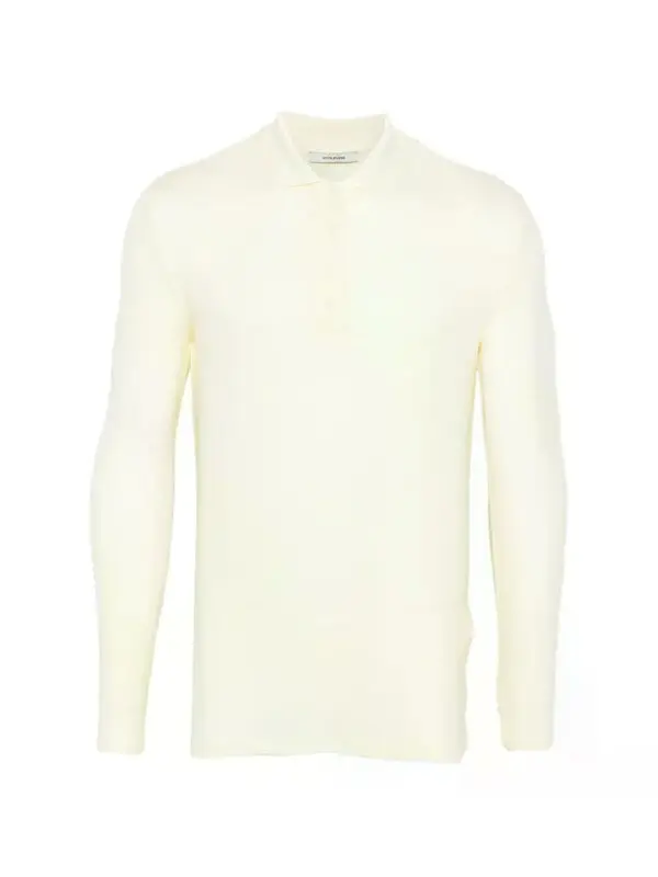 ENTIRE STUDIOS Long-sleeve Polo Shirt - Yellow