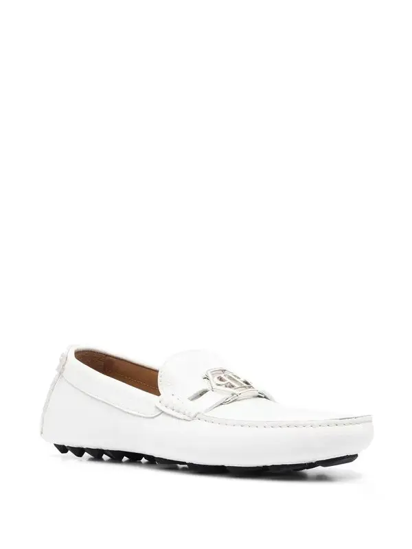 Philipp Plein Logo Moccasin Loafers