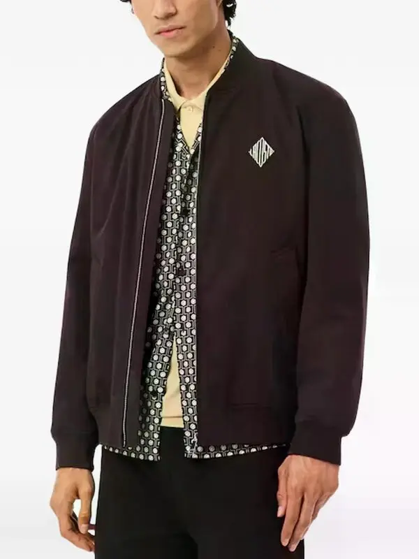 Lacoste Logo-patch Bomber Jacket