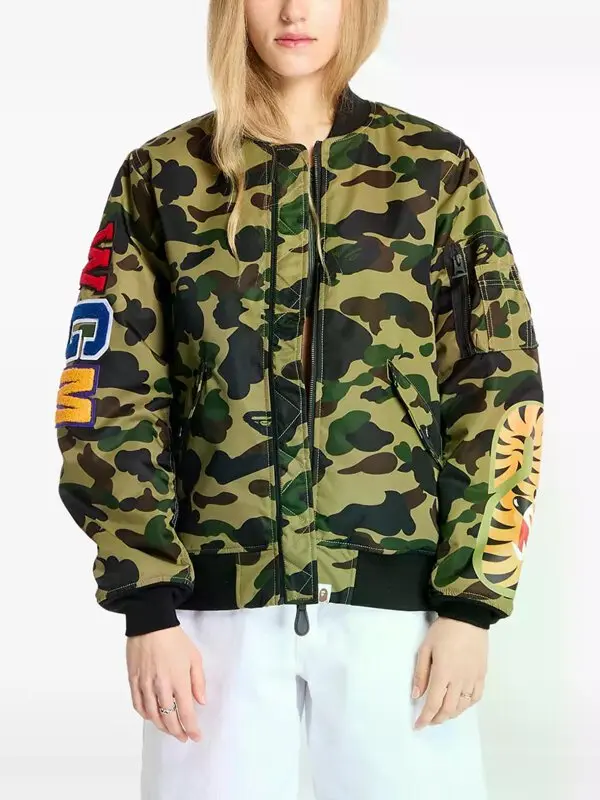 A BATHING APE Zip-up Bomber Jacket