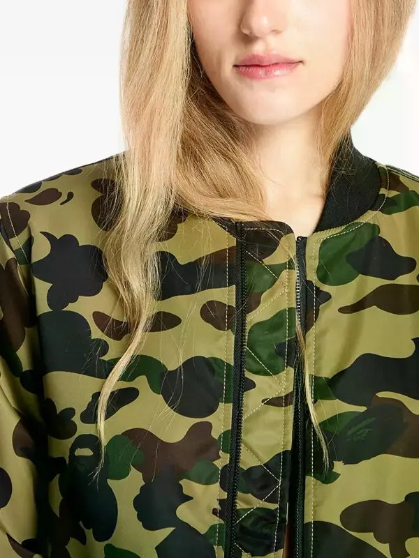 A BATHING APE Zip-up Bomber Jacket