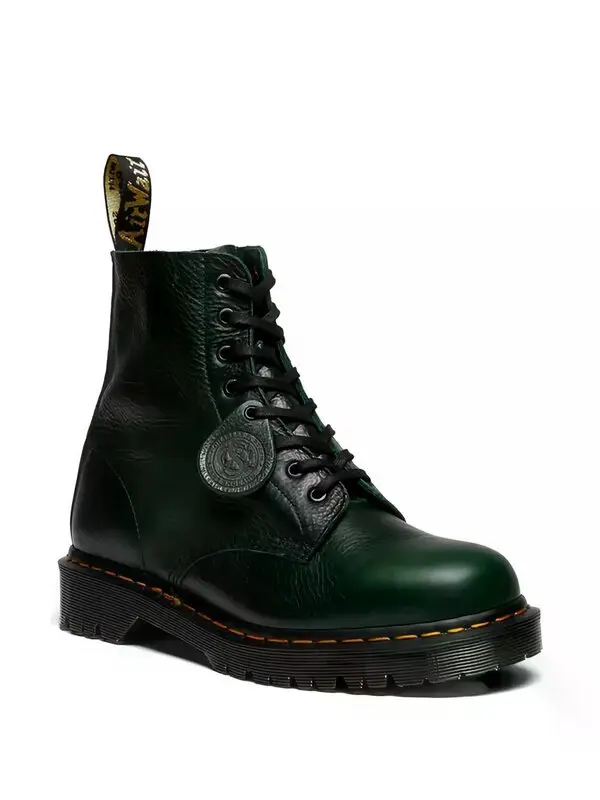 Dr. Martens 1460 Pascal Lace-up Leather Boots - Green