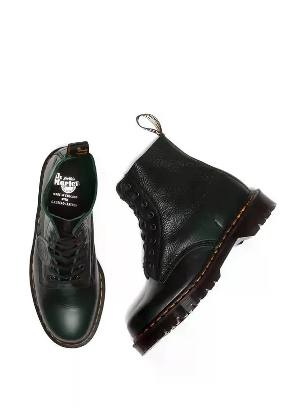Dr. Martens 1460 Pascal Lace-up Leather Boots - Green