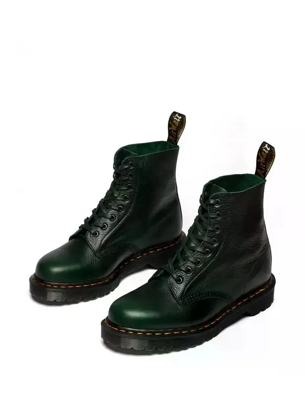 Dr. Martens 1460 Pascal Lace-up Leather Boots - Green
