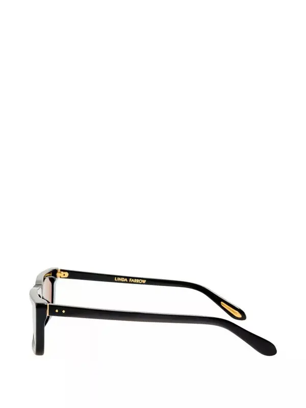 Linda Farrow Lucia Rectangle-frame Sunglasses