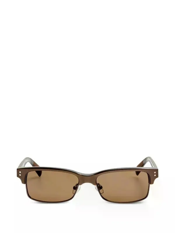 Jacquemus Rectangle Sunglasses - Brown