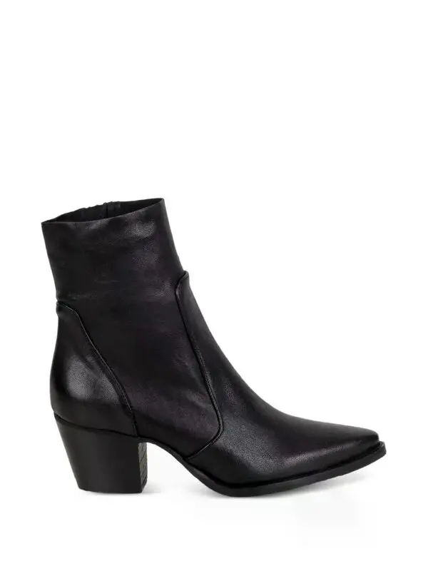 IMMA Pointed Ankle Boots - Black