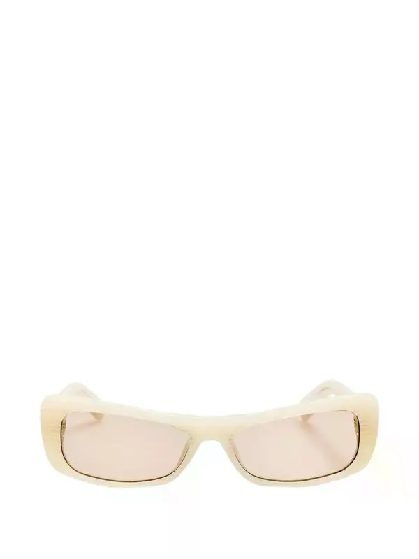 Jacquemus Rectangle Sunglasses - Neutrals