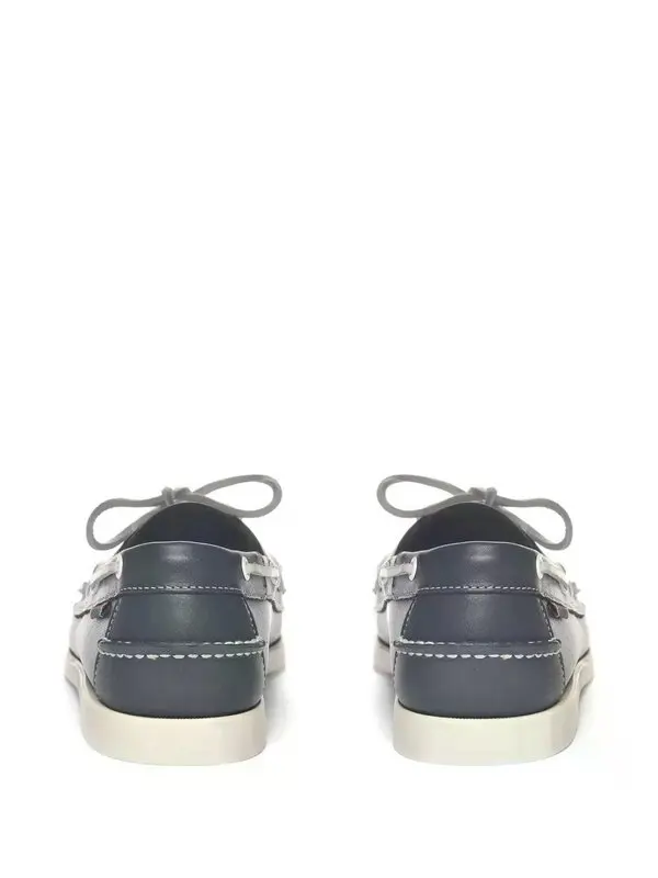 SEBAGO Leather Boat Shoes - Blue