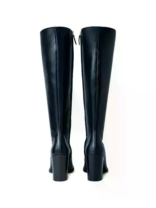 Chloé 80mm Leather Knee-high Boots