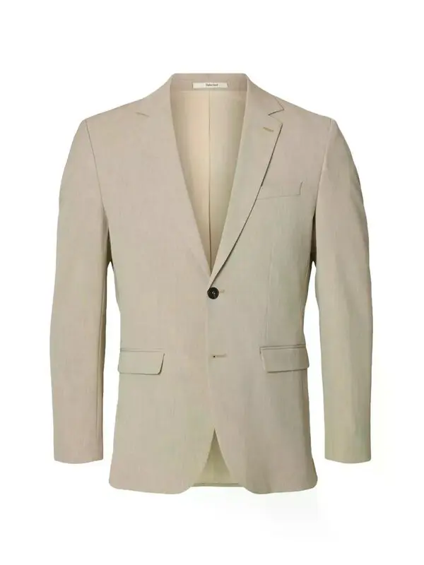 SELECTED Flap-pockets Blazer - Neutrals