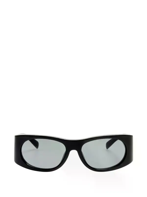 Jacquemus Oval-frame Sunglasses - Black