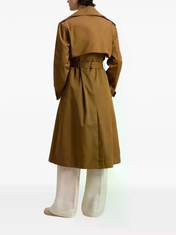 Woolrich Double-breasted Belted Trench Coat