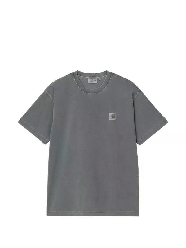 Carhartt Work In Progress Ss Nelson Logo-patch T-shirt - Grey