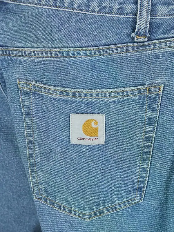Carhartt Work In Progress Landon Logo-patch Five-pocket Shorts