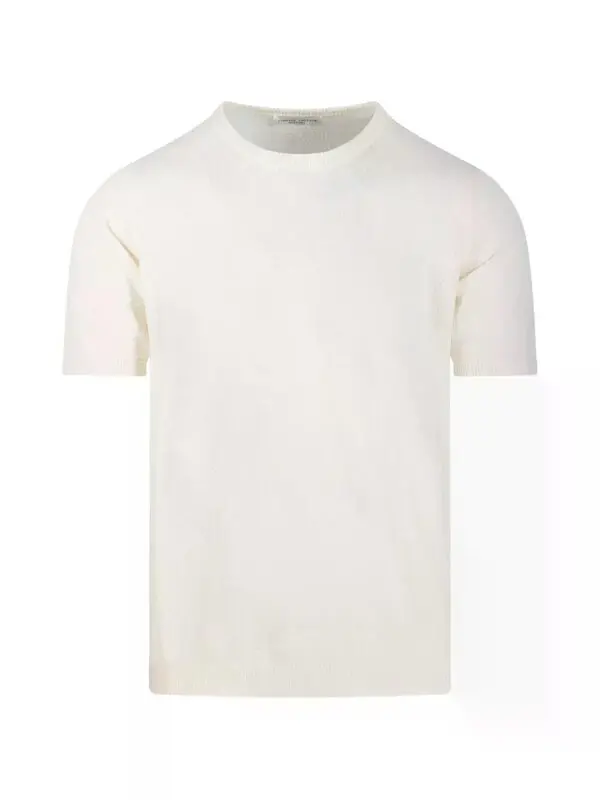ROBERTO COLLINA Short-sleeve Crew-neck T-shirt - Neutrals