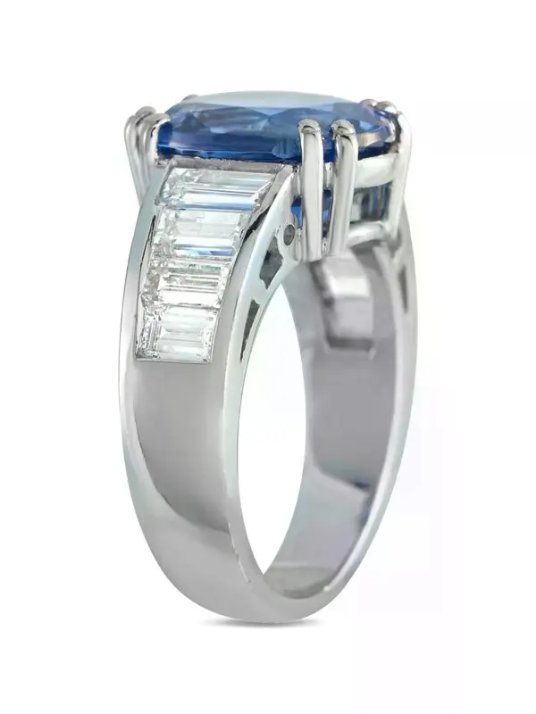 LB EXCLUSIVE Diamond Sapphire Ring - Silver