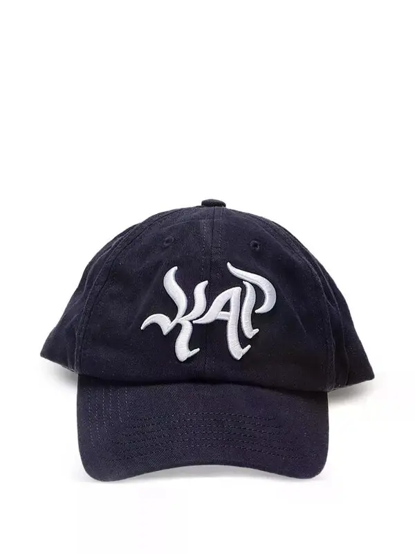 KAP COMPANY Embroidered-logo Cap - Blue