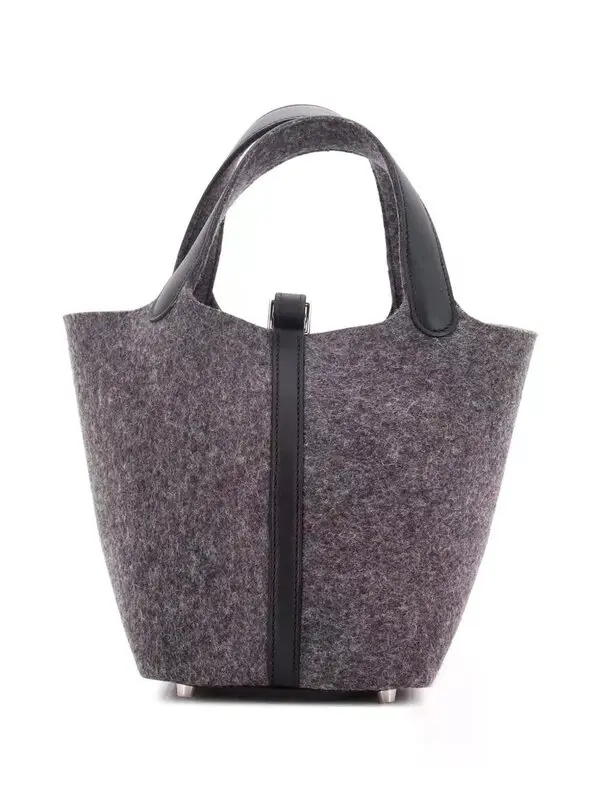 Hermès Picotin Lock Pm Bucket Bag Felt With Leather