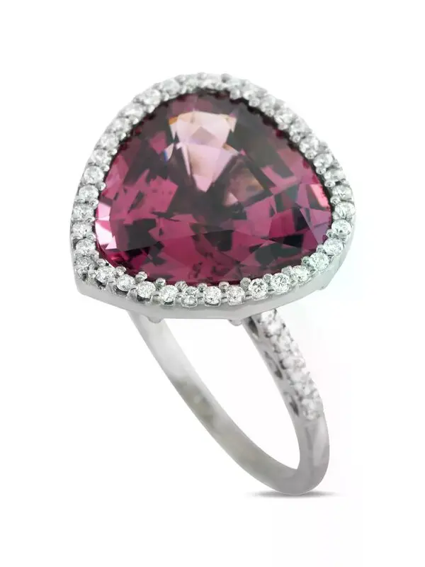 LB EXCLUSIVE Spinel And Diamond Ring - Silver