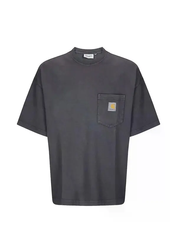 Carhartt Work In Progress Hudson Crew Neck Pocket T-shirt - Black