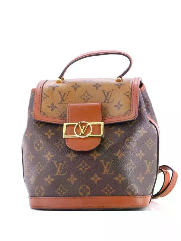 LOUIS VUITTON Dauphine Reverse Monogram Canvas Pm Backpack - Brown
