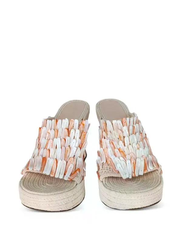 Bottega Veneta Seashells Platform Sandals
