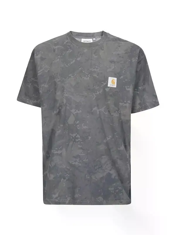 Carhartt Work In Progress Camouflage Logo T-shirt - Grey