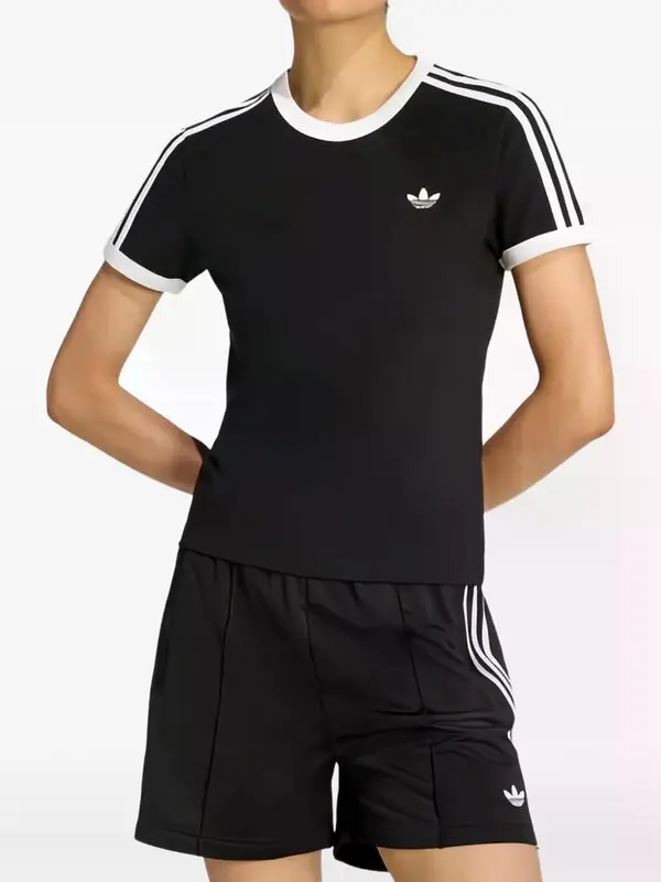 Adidas 3-stripes Crew Neck T-shirt - Black