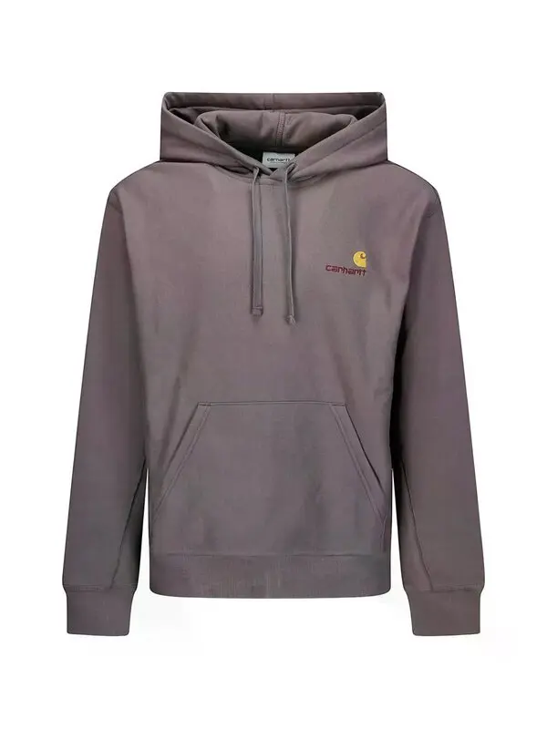 Carhartt Work In Progress Drawstring Kangaroo Pocket Hoodie - Grey
