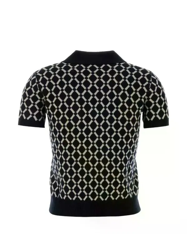 Max Mara Patterned Polo Shirt