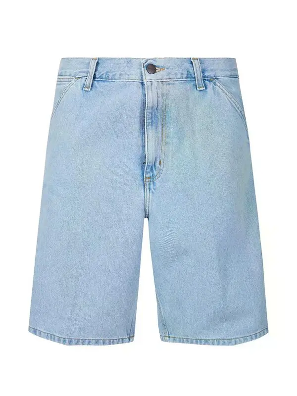 Carhartt Work In Progress Cargo Pocket Knee Shorts - Blue