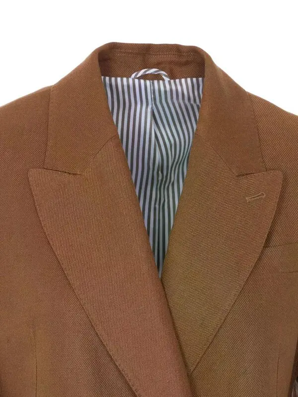 Brunello Cucinelli Double-breasted V-neck Jacket