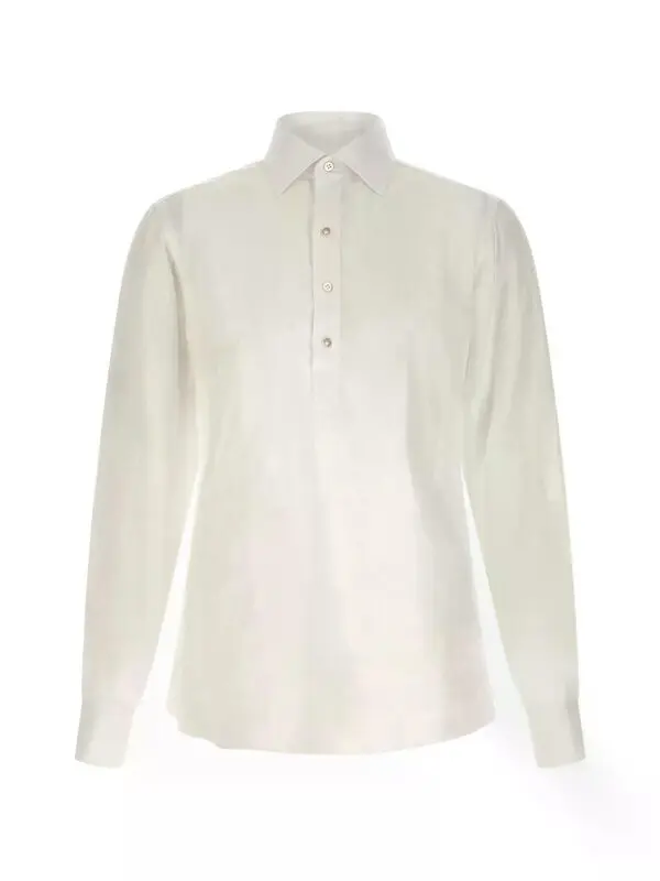 BORRIELLO NAPOLI Button-placket Shirt - White