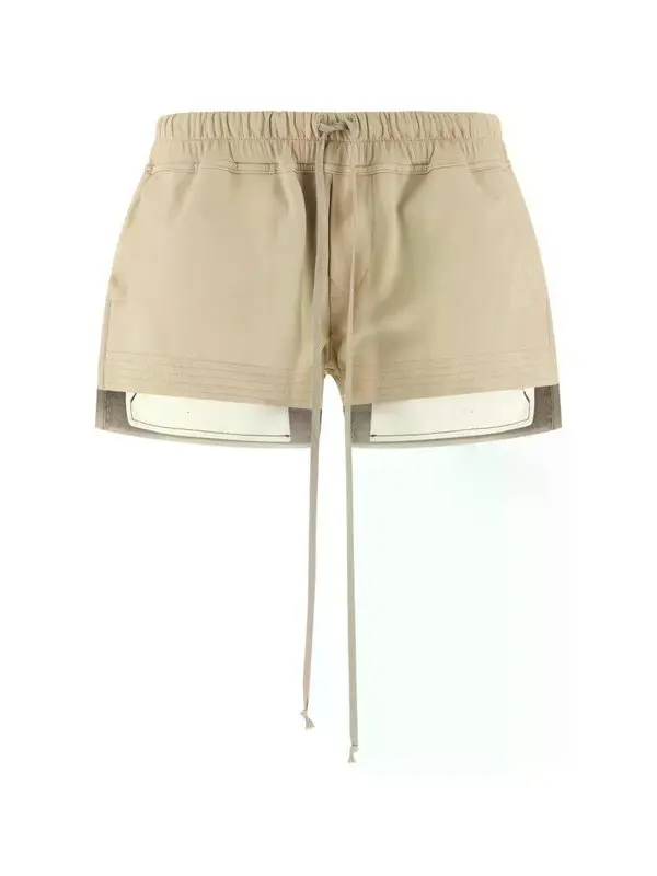 Rick Owens Drawstring Shorts - Neutrals