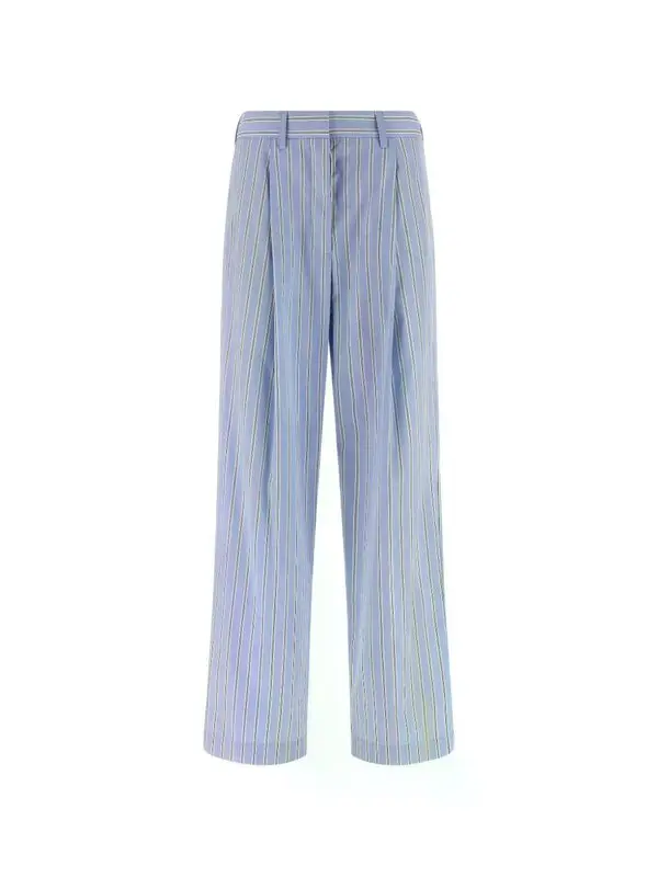 MAISON JEJIA Sally Striped Trousers - Blue