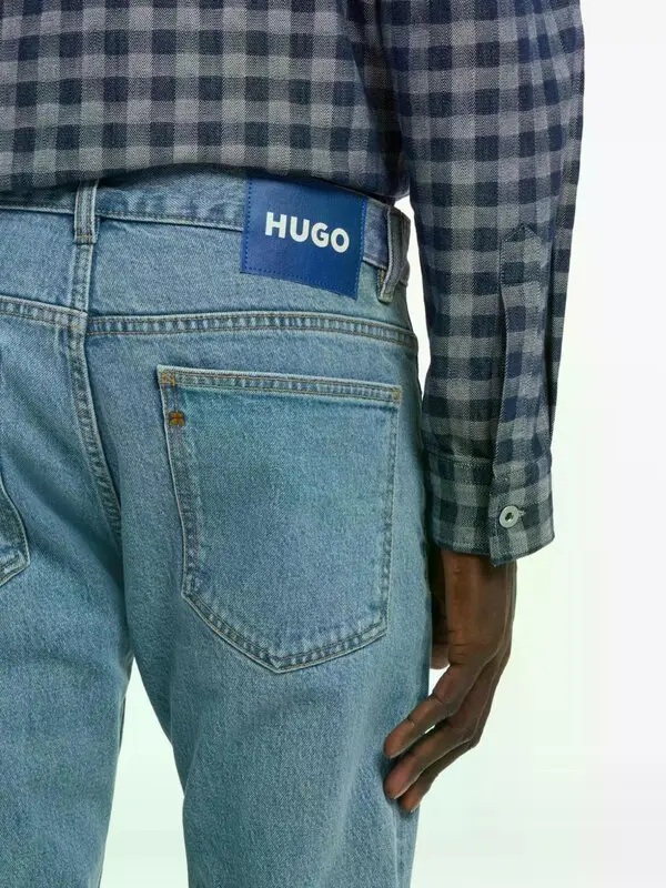 Hugo Back-pocket Straight Leg Jeans