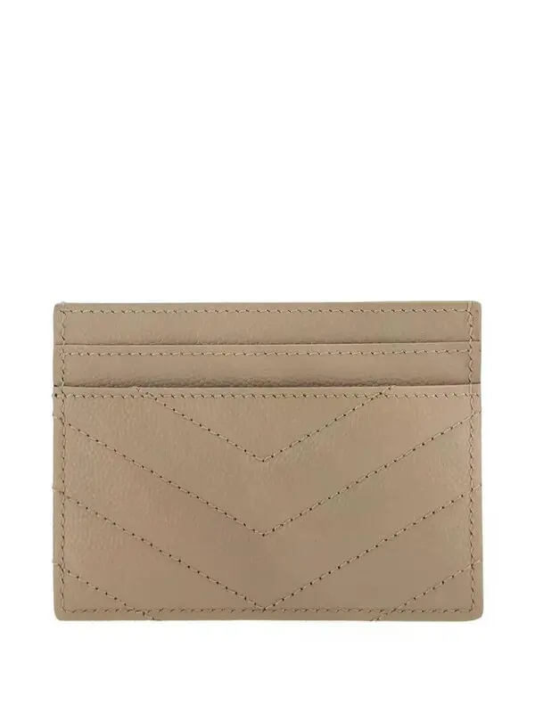 Saint Laurent Cassandre Leather Card Holder