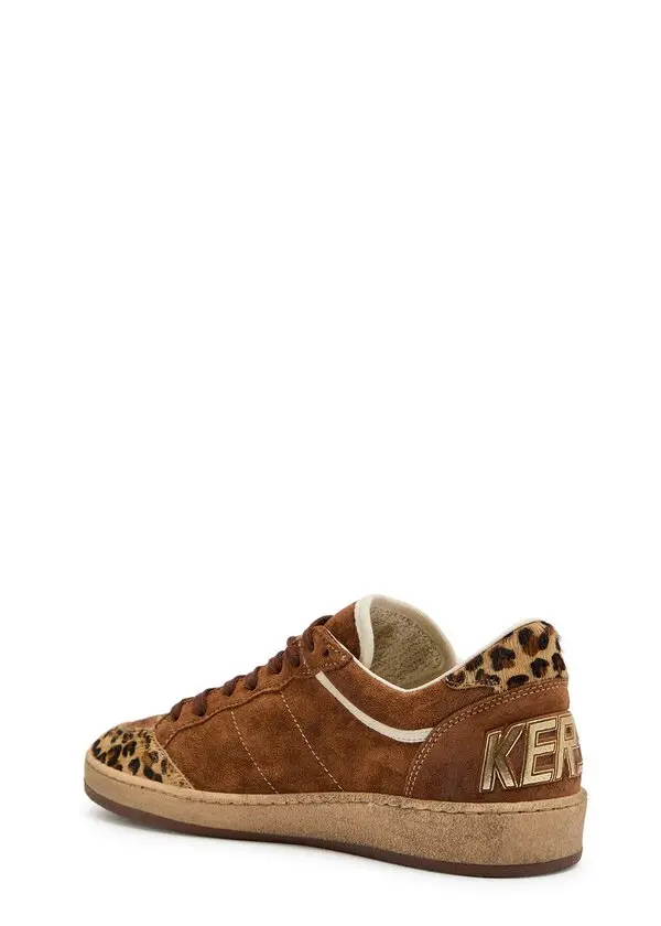 GOLDEN GOOSE Ball Star Print Suede Sneakers
