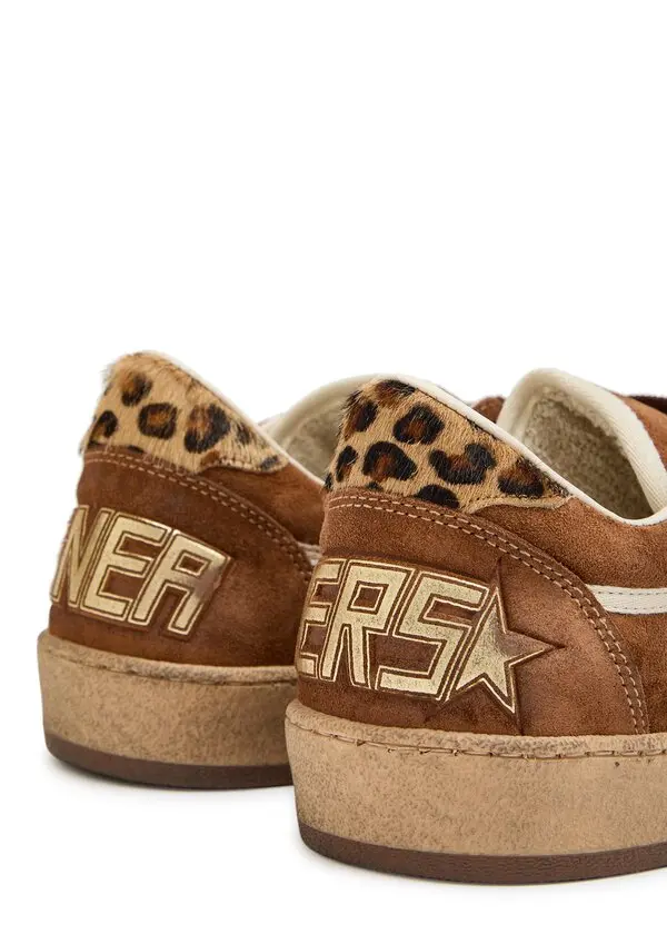 GOLDEN GOOSE Ball Star Print Suede Sneakers