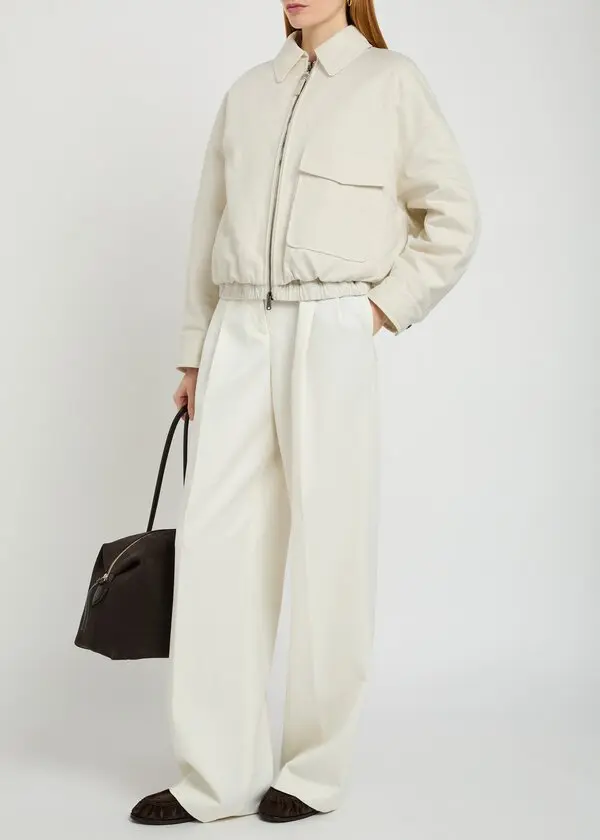 Brunello Cucinelli Padded Cotton-blend Jacket