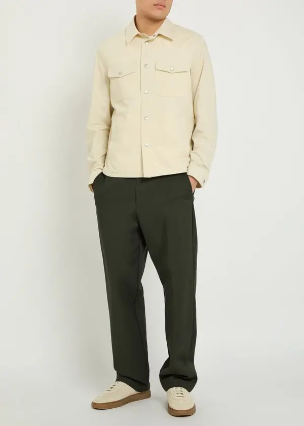 LARDINI Shell Overshirt - Ecru