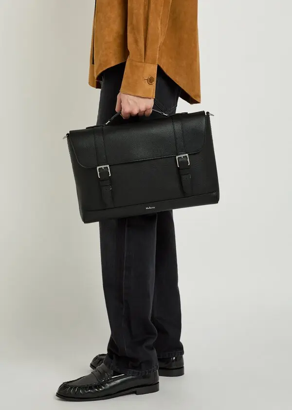 Mulberry Chiltern Grained Leather Briefcase