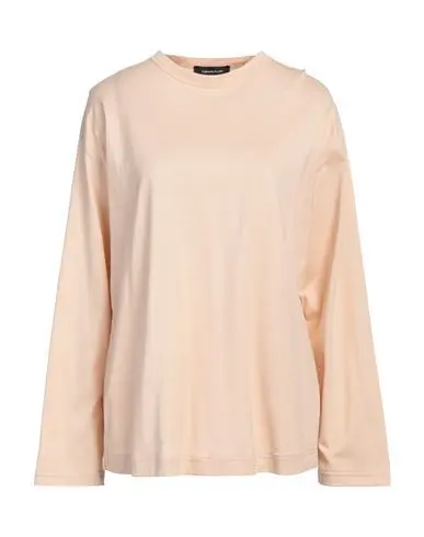 Fabiana Filippi T-shirt Apricot Size Cotton, Viscose - Orange