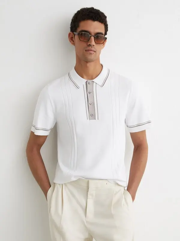 REISS Rothwell Polo Shirts - Off White