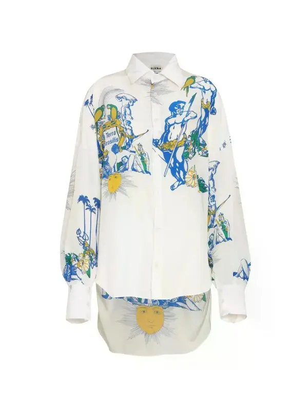 AMIR SLAMA Printed Shirt
