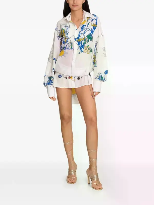 AMIR SLAMA Printed Shirt