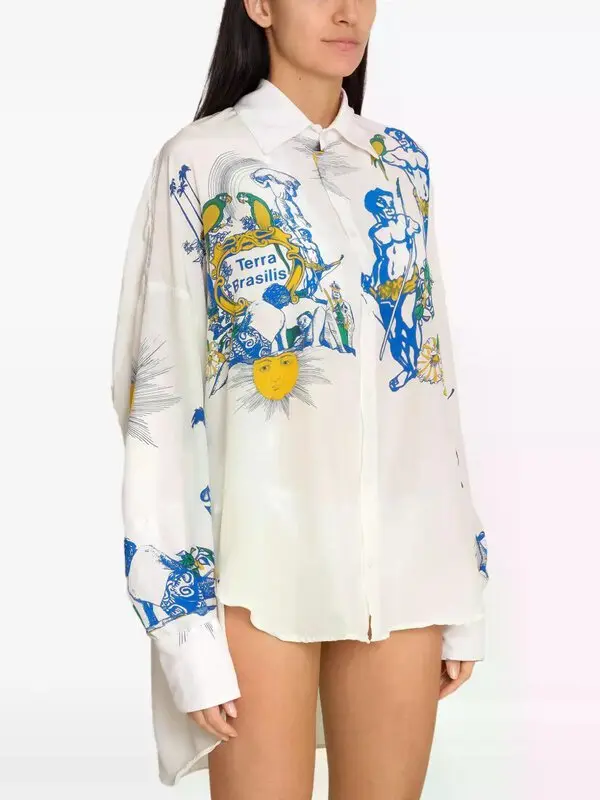 AMIR SLAMA Printed Shirt