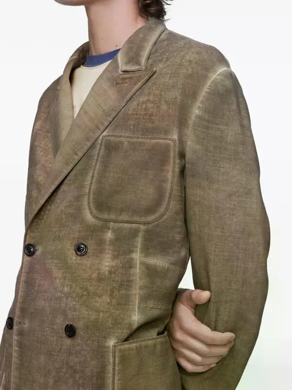 MAISON MARGIELA Double-breasted Wool Blazer