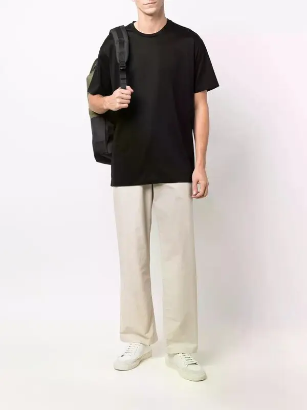 LOW BRAND Round-neck Cotton T-shirt - Black